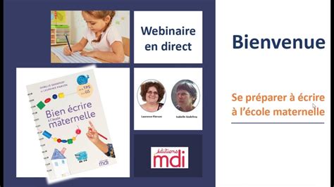 Se Pr Parer Crire L Cole Maternelle Youtube