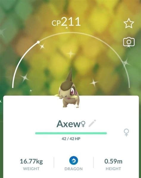 Shiny Axew Haxorus Community Day XXL XXS LVONE Pokemon GO EBay