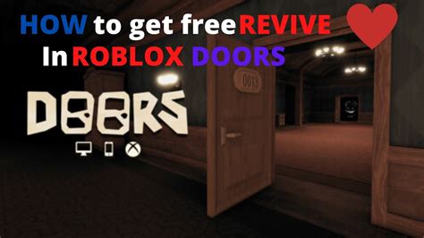 Roblox Doors How To Get Free Revive Youtube