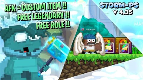 Free Role Free Legendary Items New Gtps Versi