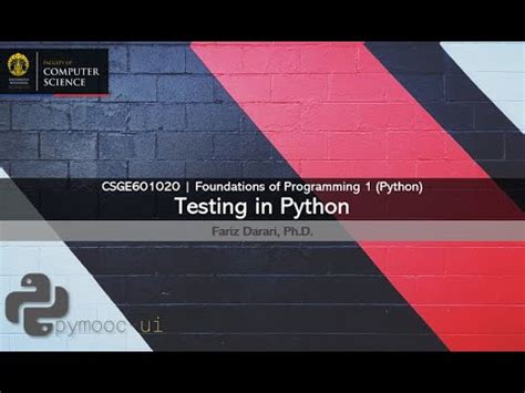 DDP 1 Lecture Testing Doctest Unittest Yuk Mari Belajar