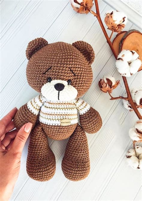 Crochet Teddy Bear PDF Amigurumi Free Pattern Lovelycraft