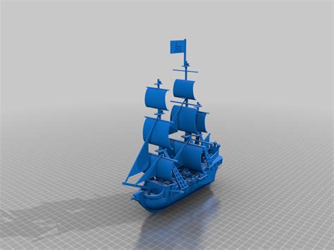 Archivo 3D gratis La Perla Negra Piratas del Caribe Diseño de