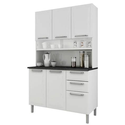 Arm Rio De Cozinha A O Itatiaia Compacto Cm Kit Regina Branco