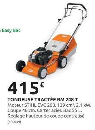 Promo Tondeuse Tractée Rm 248 T Stihl chez Rural Master iCatalogue fr