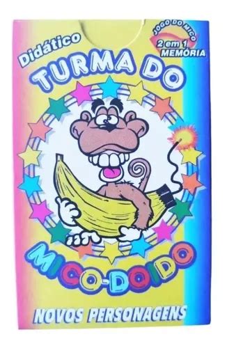 Kit Jogos De Memoria Turma Do Mico Doido Lembran Inhas