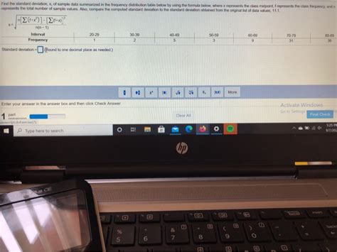 Solved Find The Standard Deviations Of Sample Data Chegg