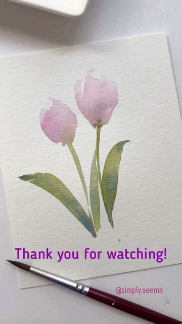 Seema On Instagram Is There A Simple Way To Paint Loose Watercolor