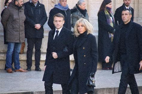 PHOTOS Macron Aulas Tellier ces personnalités aux obsèques de