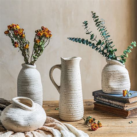 Conjunto de 6 piezas de jarrón de cerámica hecha a mano Etsy