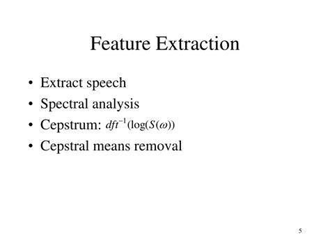ppt robust hmm classification schemes for speaker recognition using integral decode powerpoint