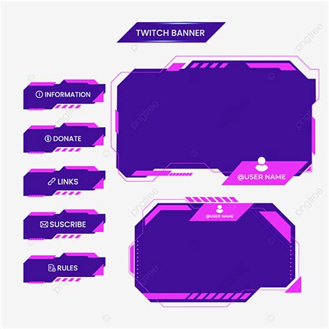 Twitch Stream Panels Vector Hd Images Twitch Stream Panels Pack
