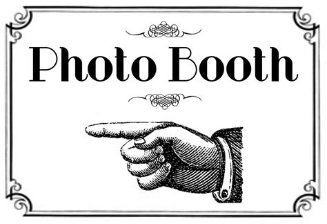Free Printable Photo Booth Sign Free Printable