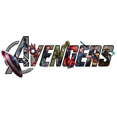 The Avengers Logo Is Shown In This Image
