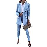 ORANDESIGNE Hosenanzug Damen Festlich Elegant Business Hosenanzüge 2