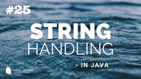 STRING Handling In JAVA 25 ToUpperCase Method YouTube