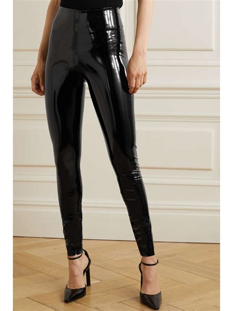 Commando Faux Patent Leather Leggings Net A Porter