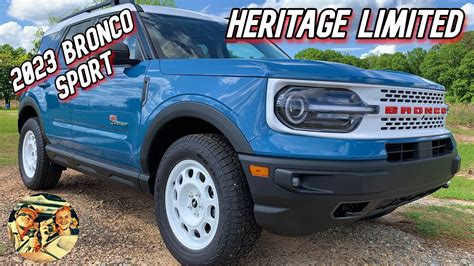 NEW 2023 FORD BRONCO SPORT HERITAGE LIMITED In Depth Review