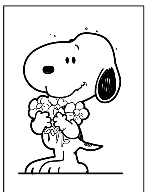 Dibujos De Snoopy Para Colorear