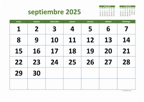 Calendario Setiembre 2025 Barbee Maitilde