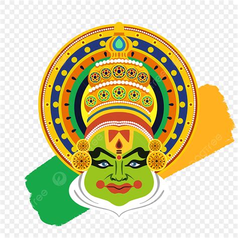 Onam Festival Clipart Hd PNG Kathakali Dancer For Happy Onam Festival