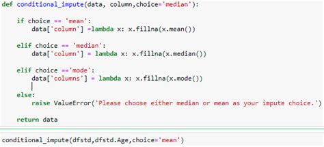 Python Create A Customer User Defined Function For Replacing The