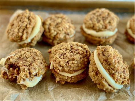 Carrot Cake Sandwich Cookies With Cream Cheese Frosting Jessie