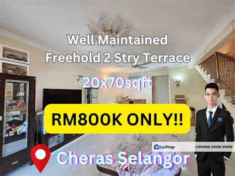 Renovated And Well Maintained Freehold 2 Storey Terrace House At Taman