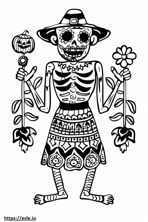 ハロウィーン 可愛塗り絵