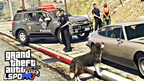 EQUIPE DE CHOQUE CANIL PMESP GTA 5 ROTINA POLICIAL YouTube