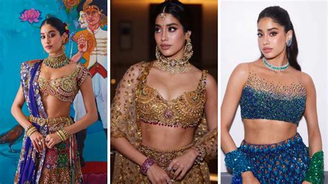 Janhvi Kapoor S Latest Lehenga Looks For All Bridesmaids Herzindagi