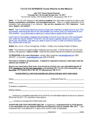 Fillable Online Tcc Int Registration Fax Email Print Pdffiller