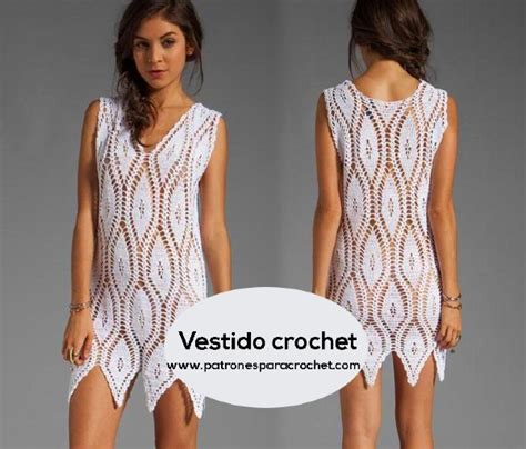 Patrones De Vestido Calado Tejido A Crochet Tutorial En Video