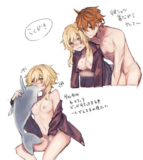 Lumine And Tartaglia Genshin Impact Drawn By Kino M6t2a Danbooru