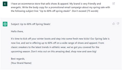 Best Chatgpt Email Marketing Prompts Ecommerce Examples