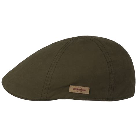 Texas Waxed Cotton Wr Flatcap By Stetson