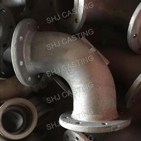 ISO2531 En545 En598 Ductile Iron Pipe Fitting Double Flange 90 Degree
