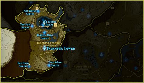 Completed Botw Shrine Map Hd Map Resume Examples
