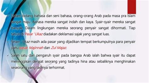 Ski Peradaban Bangsa Arab Sebelum Islam Ppt