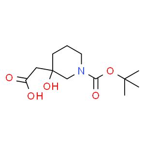 3 Carboxymethyl 3 Hydroxy Piperidine 1 Carboxylic Acid Tert Butyl Ester