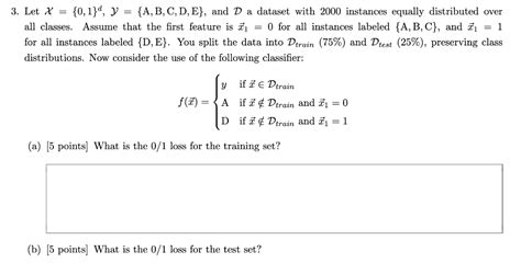 solved 3 let x {0 1}d y {a b c d e and d a