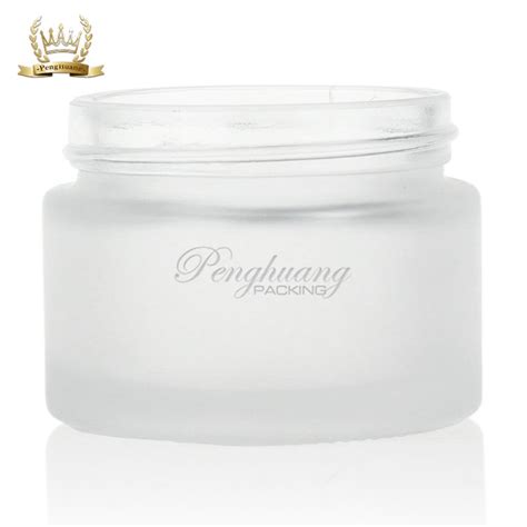 Custom Frosted Glass Cosmetic Jars Wholesale Manufacturers Suppliers