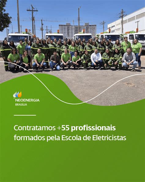 Neoenergia Brasília contrata mais 55 profissionais formados na Escola