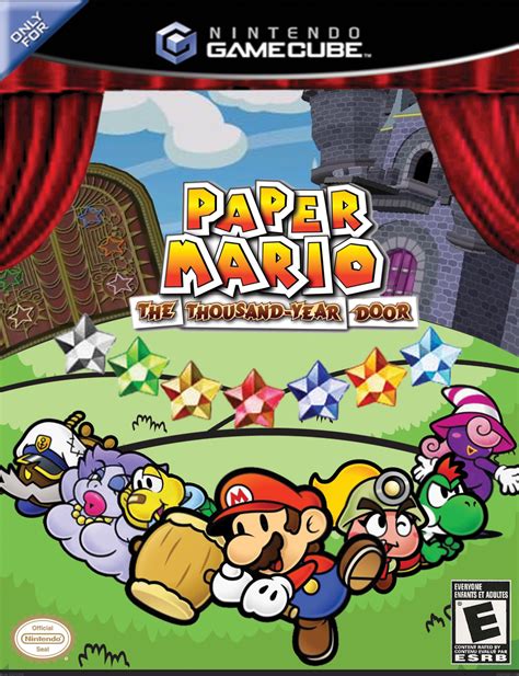 Paper Mario The Thousand Year Door GameCube Box Art Cover By Joe Yoshi