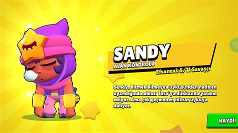 SANDY ALDIM BRAWL STARS YouTube