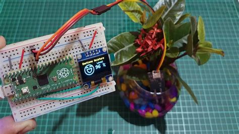 Capacitive Soil Moisture Sensor With Raspberry Pi Pico