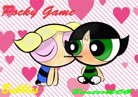 Bubbles And Buttercup Pocky Game Rowdyruff Adult Swim Powder Puff