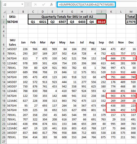 tom s tutorials for excel using sumproduct on multiple columns tom urtis