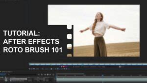 How To Use Roto Brush In After Effects Illustrated Tutorial Part