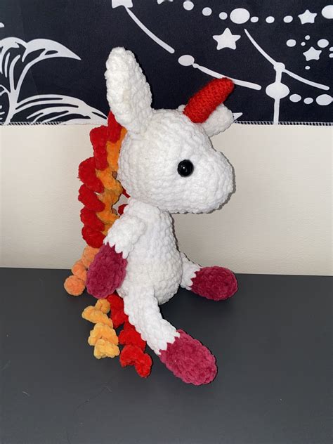 Maskotka Pluszak Jednorożec Amigurumi Handmade Krosno Kup teraz na